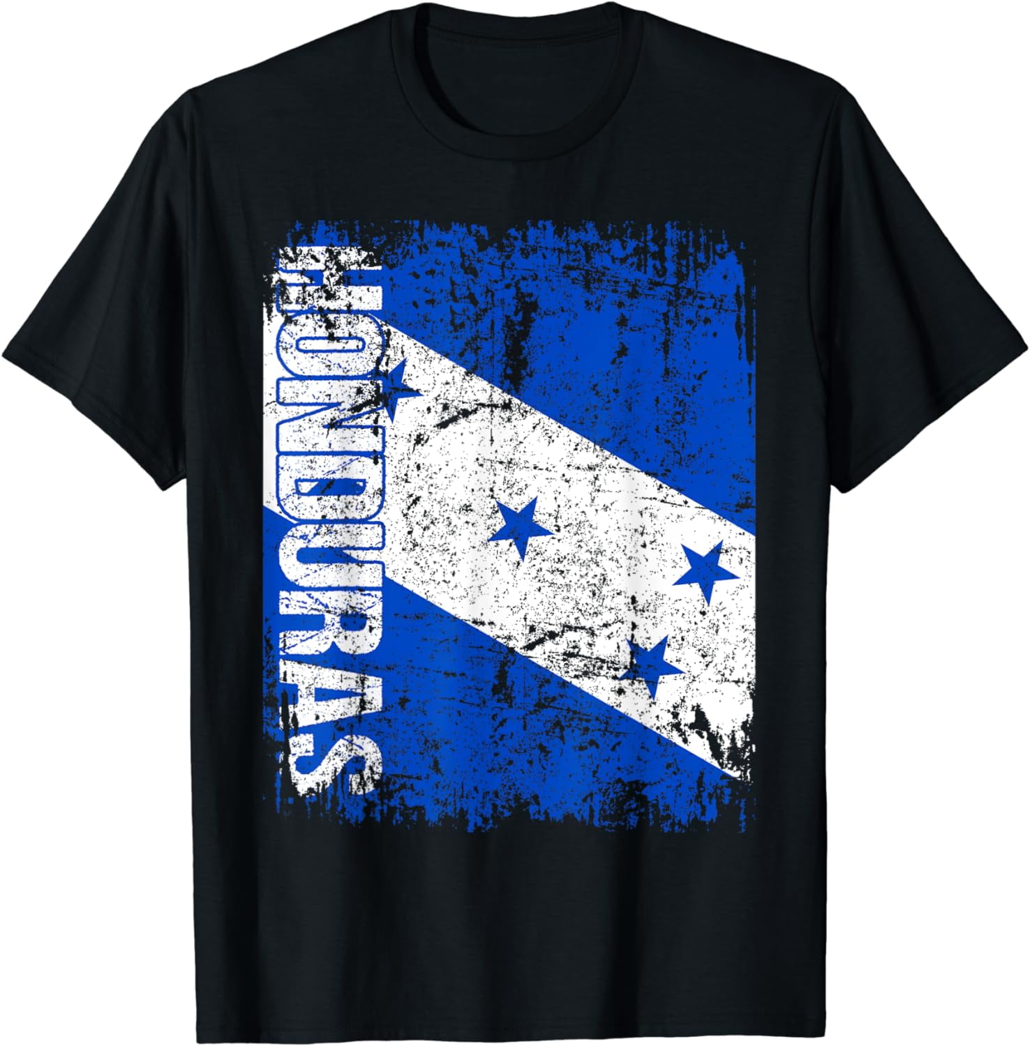 HONDURAS Flag Vintage Distressed HONDURAS T-Shirt - Walmart.com