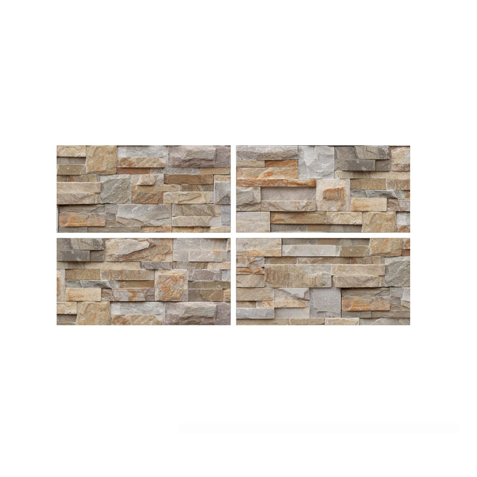 HONEDOSE 4 Sheet Peel and Stick Backsplash for Kitchen 6"x12" 3D Marble ...