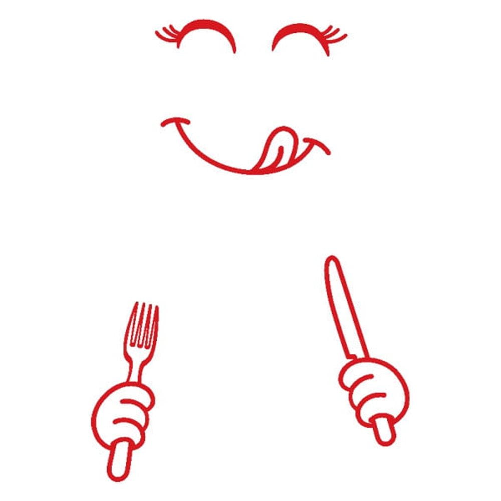 HONEDOSE Deals Carrara Marble Backsplash Cute Sticker Fridge Happy ...