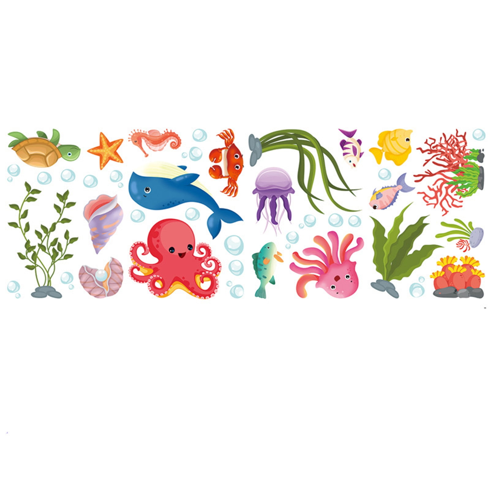 HONEDOSE Deals Wall Tiles Peel and Stick Self Adhesive Wall Sticker Sea ...