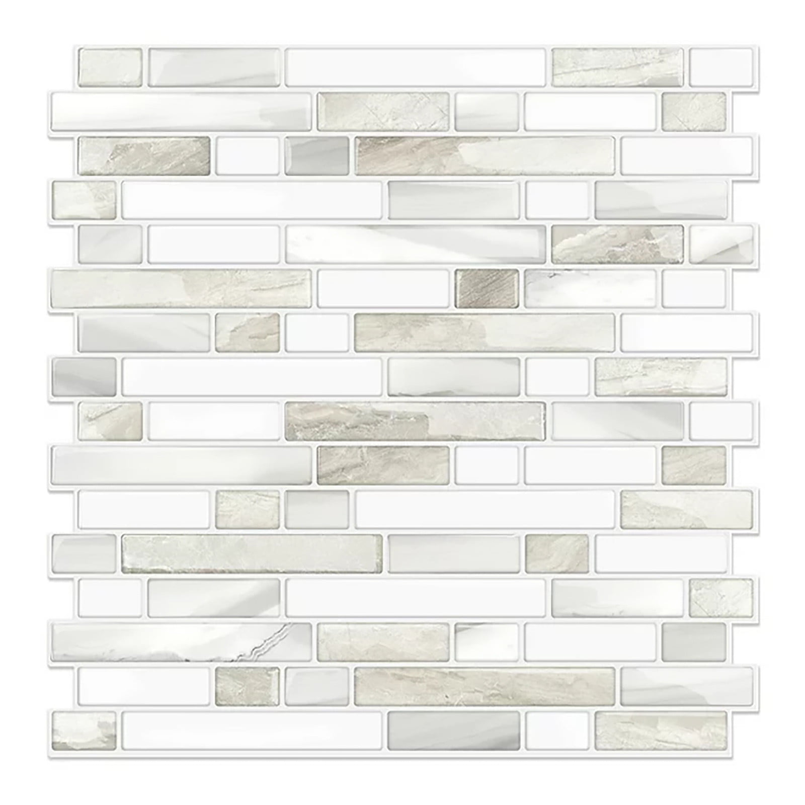 HONEDOSE Peel and Stick Backsplash 10 Sheet 12"x12" Self Adhesive ...