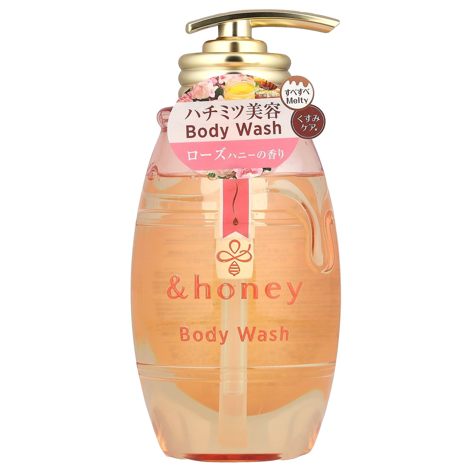 &honey Melty Moist Gel Body Wash, Pure Rose Honey, 16.9 fl oz (500 ml) - Walmart.com