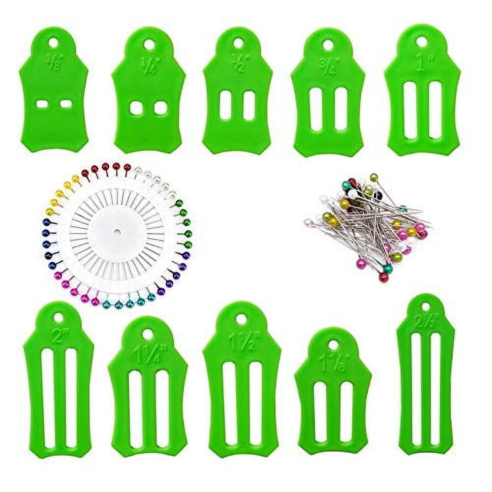 HONEYSEW 10pcs Multi-Sizes Folding Fabric and Biasing Strips Jelly Roll ...