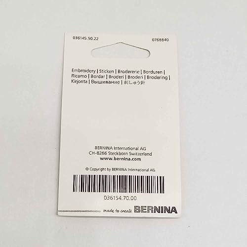 HONEYSEW Pack of 5pcs Embroidery Needles for Bernina Sewing Machine ...