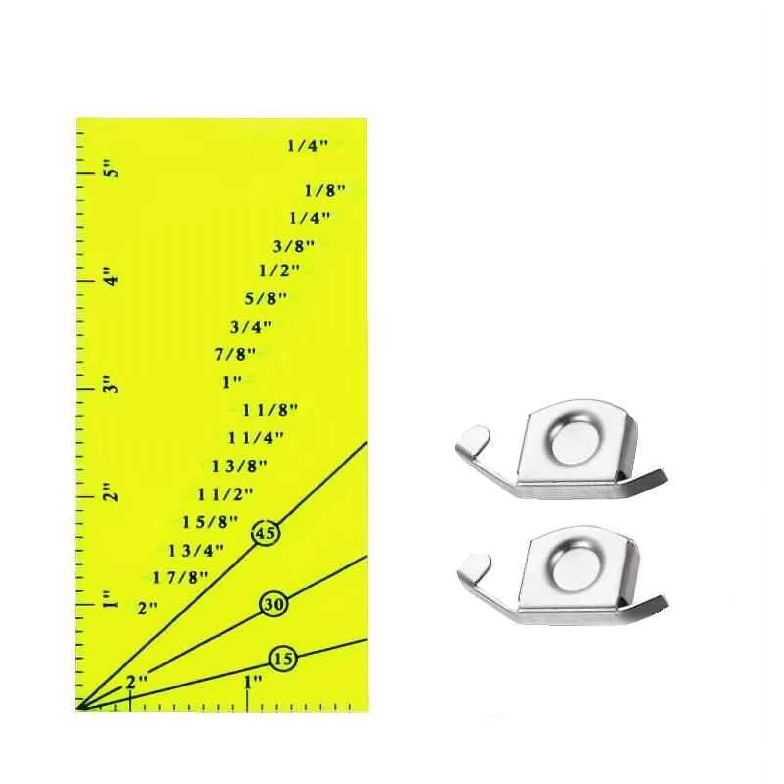 HONEYSEW Sew Seam Allowance Ruler and 2PCS Magnetic Seam Guide for ...