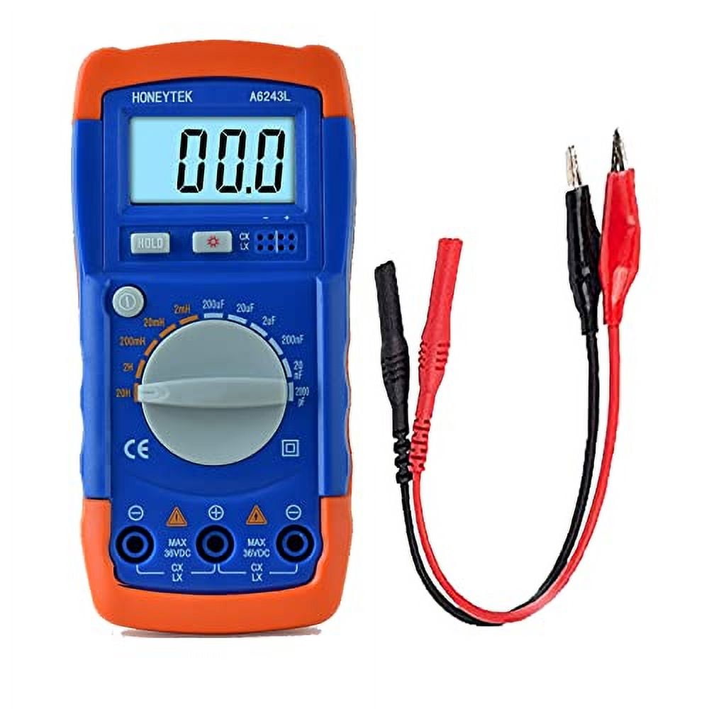 HONEYTEK A6243L Digital Inductance Meter Electronic Capacitance Tester ...