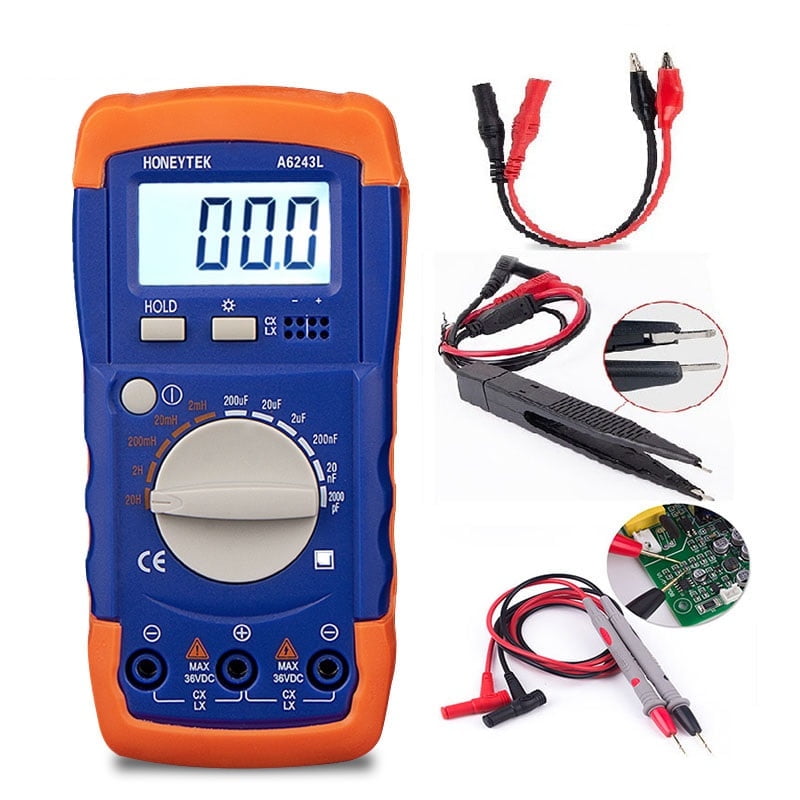 HONEYTEK A6243L Multimeter Digital Inductance Meter Electronic ...