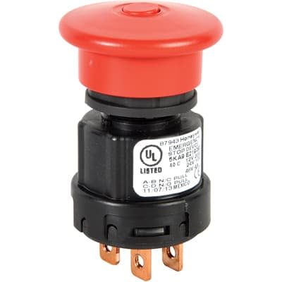 HONEYWELL 87943-08, Push Button Switch; IP67; NO/NC; Panel Mount; Push ...