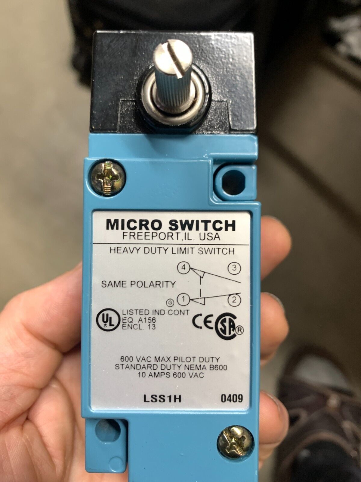 HONEYWELL HEAVY DUTY MICRO SWITCH (NEW IN BOX). LSS1H - Walmart.com