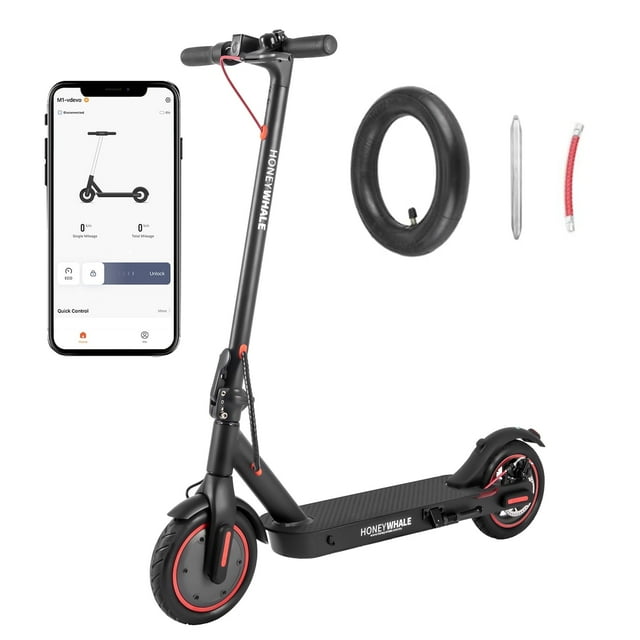HONEYWHALE M2 Pro Electric Scooter, 500W Peak Power&20 Mph, 19.5 Miles ...
