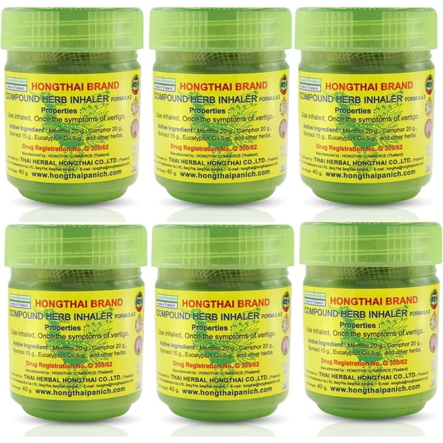 HONG THAI TRADITIONAL THAI 10G 6 Bottles - Walmart.com