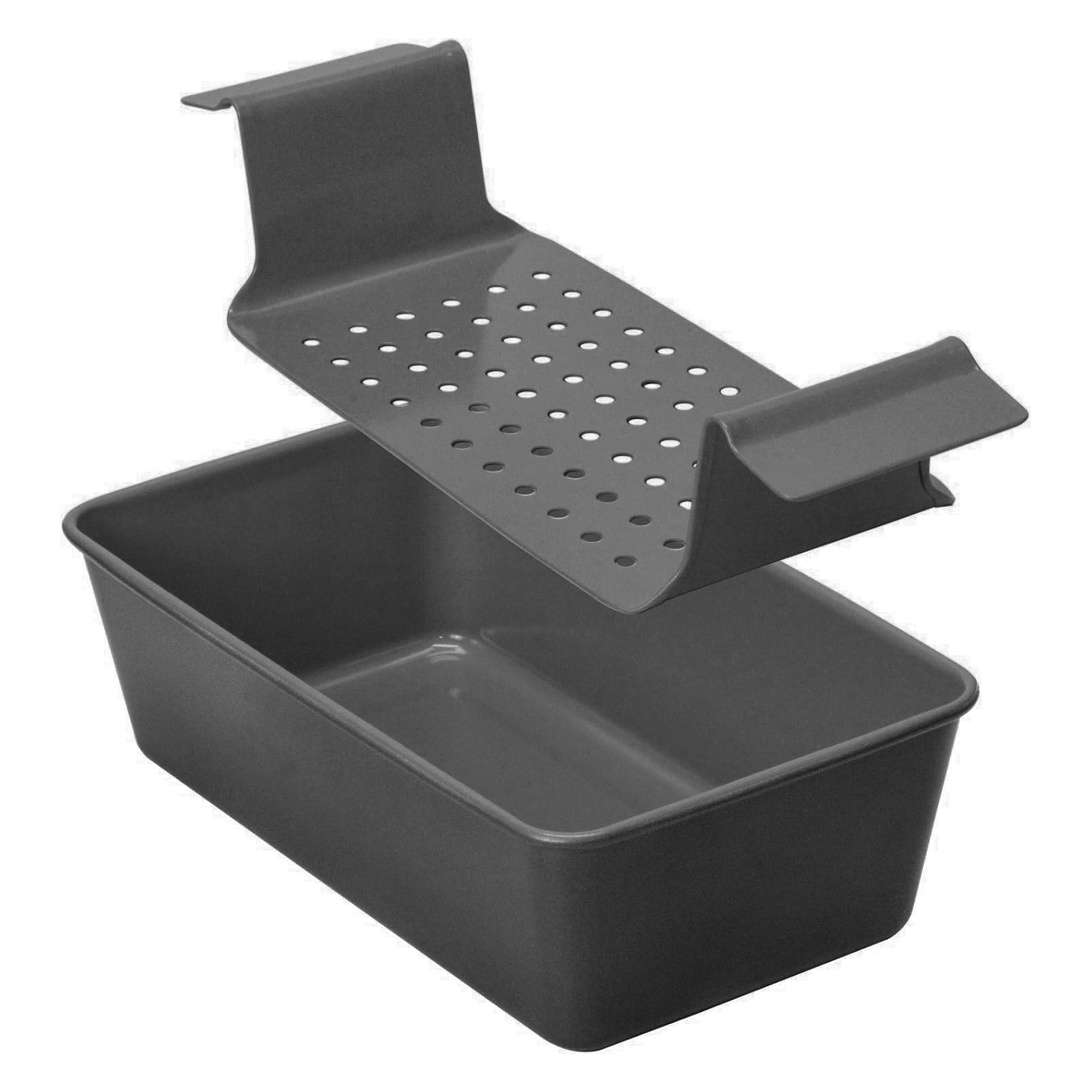 HONGBAKE Meatloaf Pan with Drain Tray 9x5 inch Heavy-Gauge Carbon Steel ...