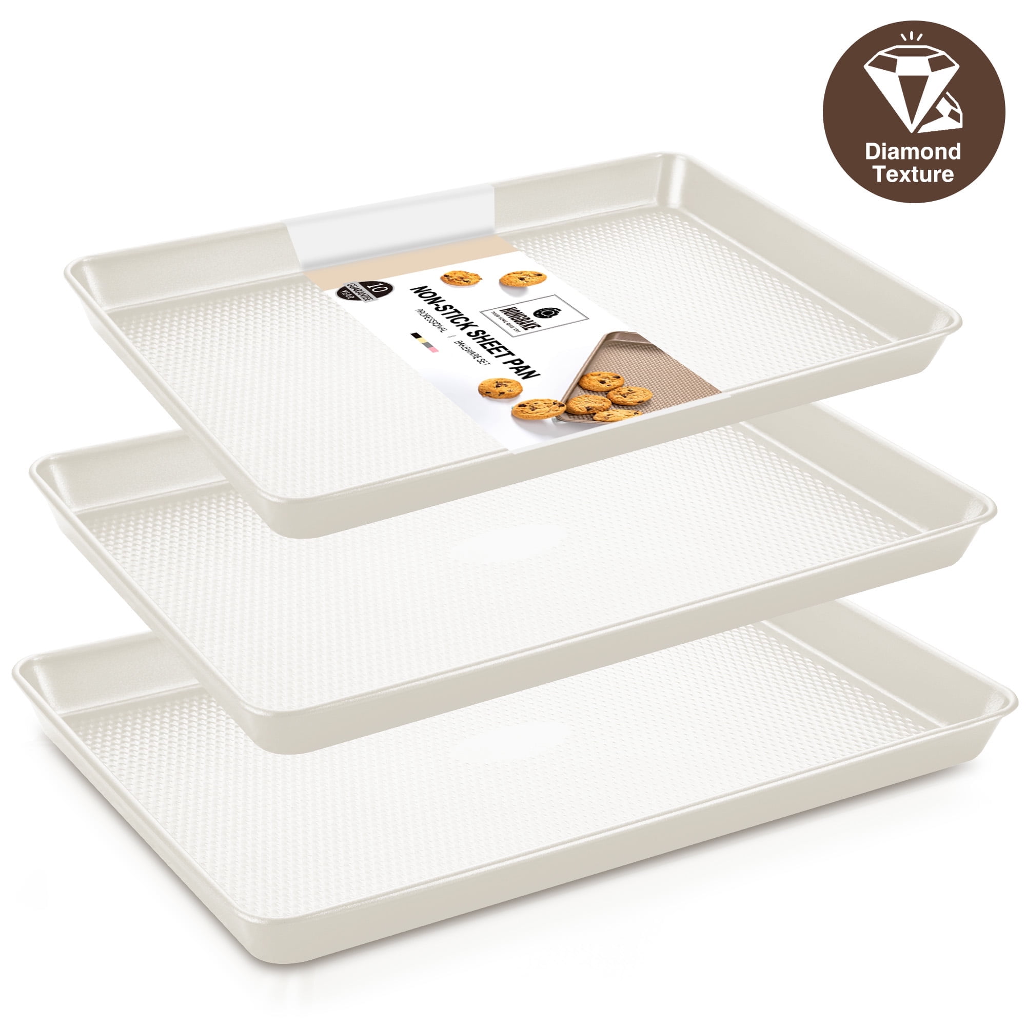 Walmart Black Friday Deals 2025 HONGBAKE Ceramic Cookie Sheets Nonstick ...