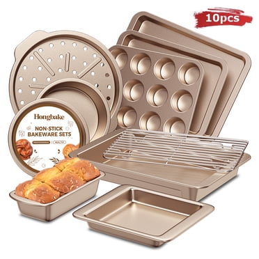 HONGBAKE Large Heavy Duty Baking Sheet Pan, 57% Thicker Carbon Steel ...