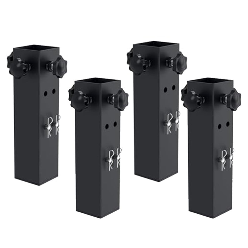 HONGDI Adjustable Table Leg Extenders for Folding Tables, 4 Pcs - Raise ...