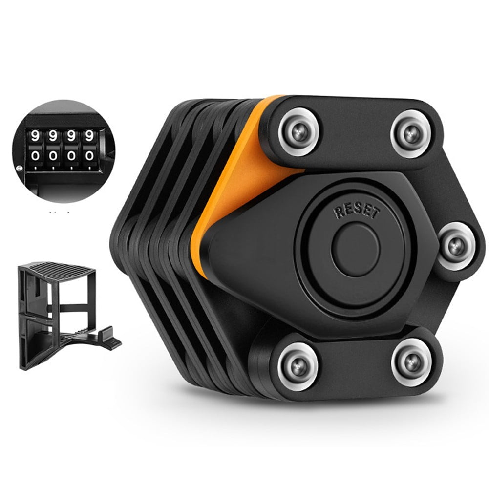 HONGDI Bicycle Folding Lock Password Folding Bicycle Mountain Road Lock ...