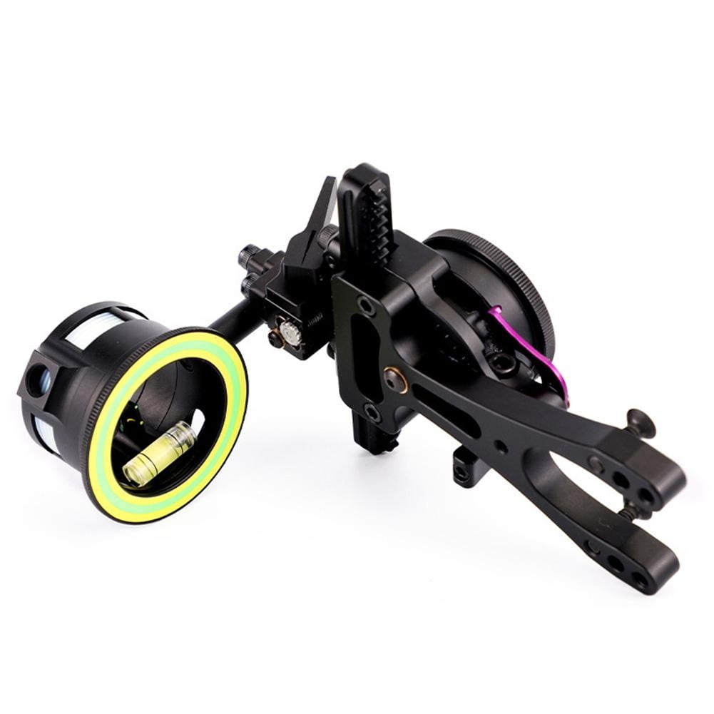 HONGDI Bow and arrow pulley bow single-needle sight can be fine-tuned ...