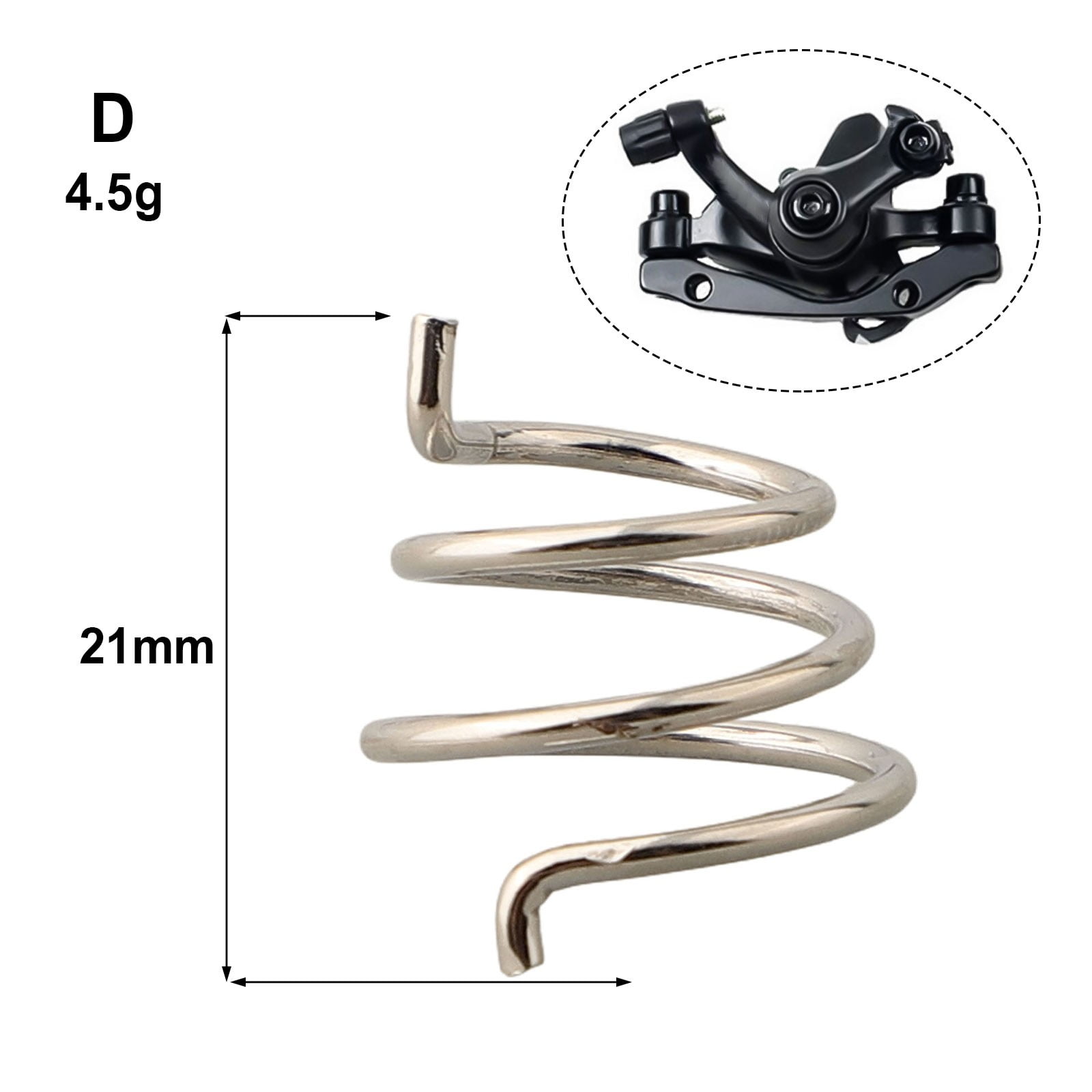 HONGDI Brake Spring Caliper Springs Return Spring Disc Brake Clamp for ...