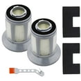 HONGDI Filters Mesh Covers Foam Filters Cleaning Brush for Bissell Zing ...