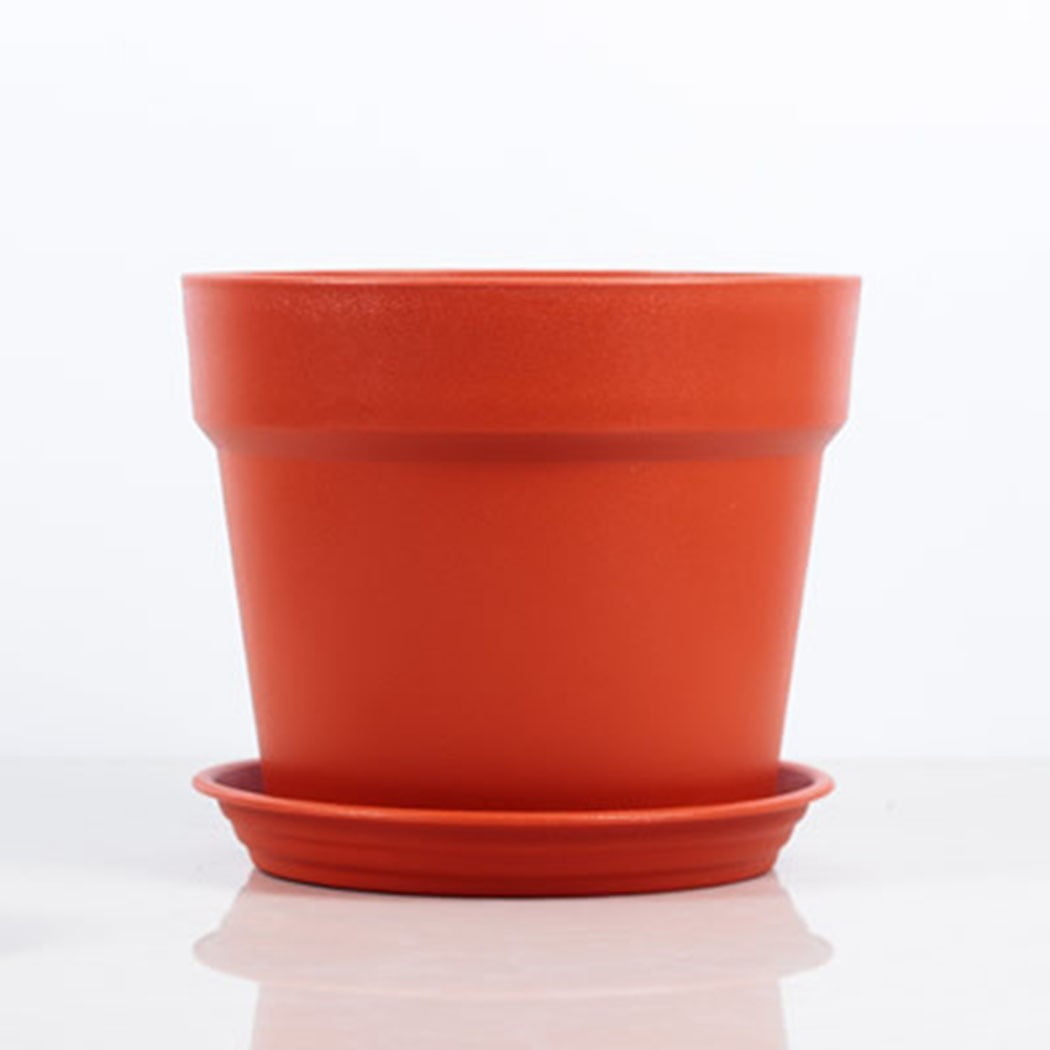 HONGDI Plastic Round Plant Flower Pot Plant Grow Container Water Garden ...
