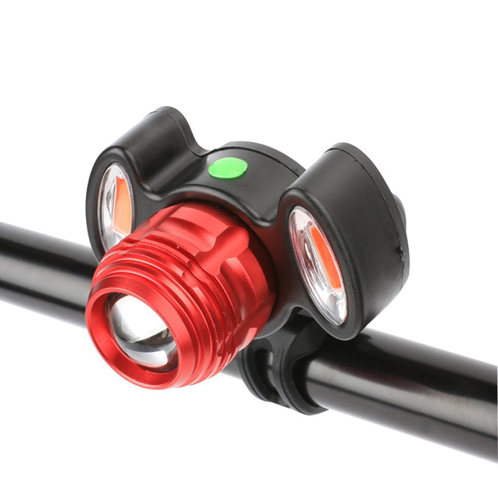 HONGDI Rechargeable Bicycle Light Headlight Cycle Lamp Flashlight ...