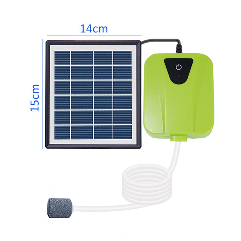 HONGDI Solar Power USB Oxygen Pump | Efficient Storage & Dual-purpose ...