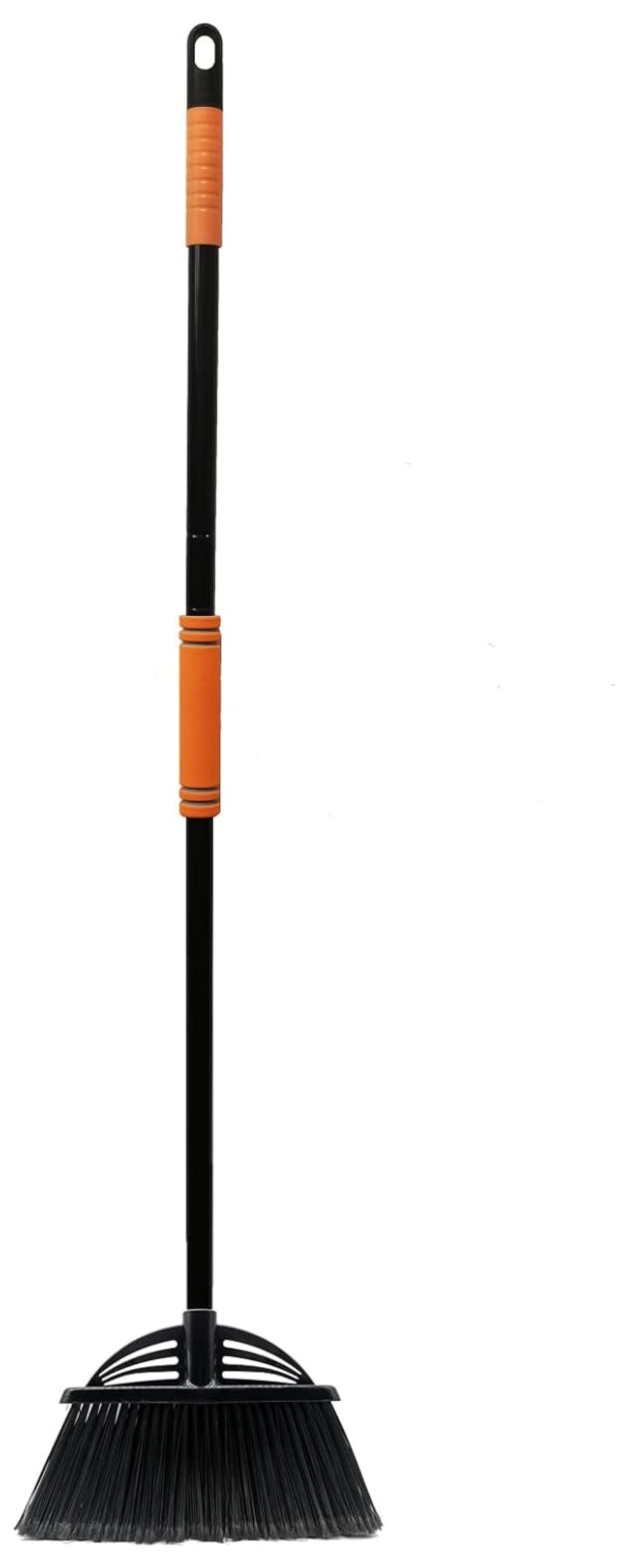 HONGDINGF Four-Section Rod Long-Handled Broom,Heavy-Duty Broom, Angle ...