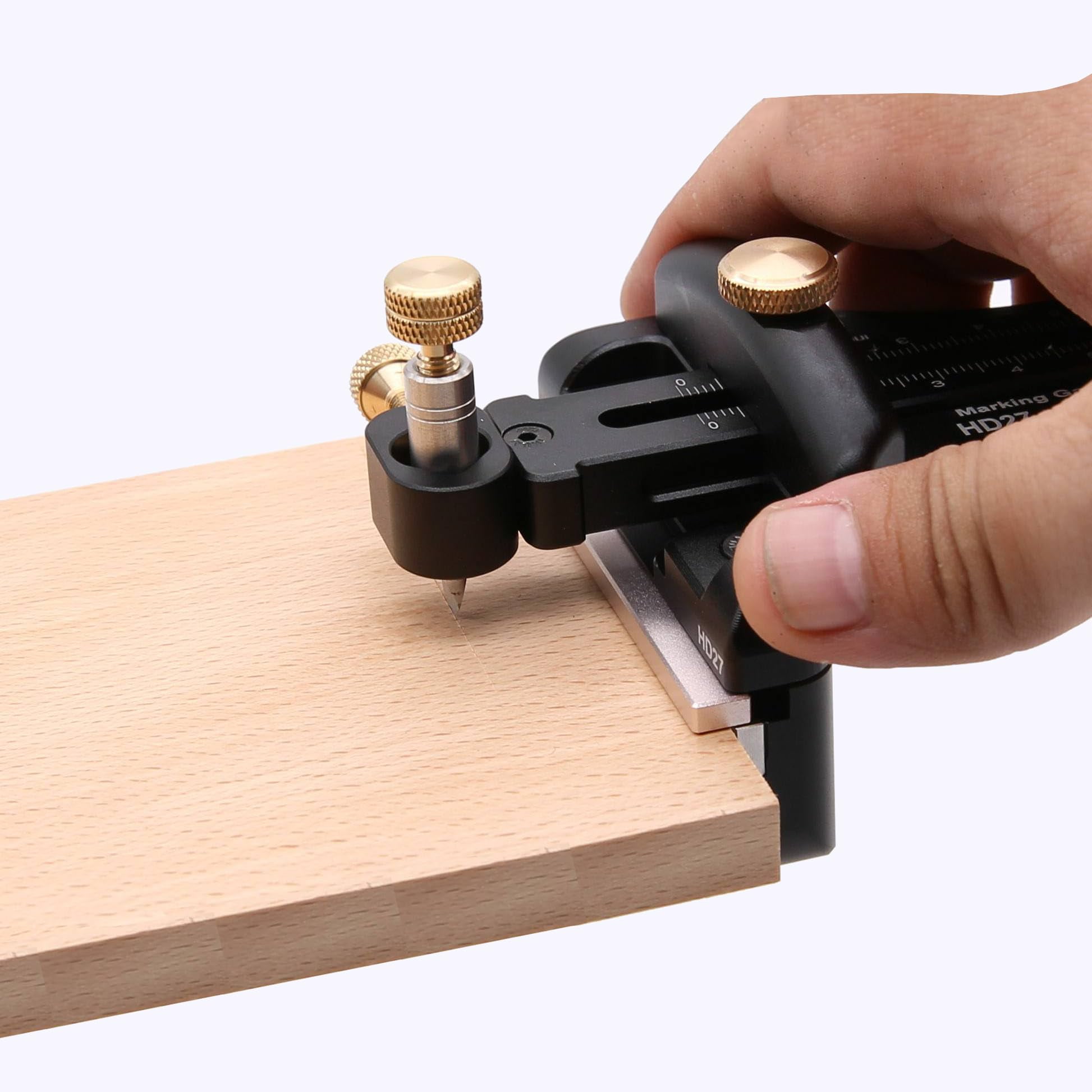 HONGDUI Metric and Imperial Double Scales Marker HD27 Marking Tools ...