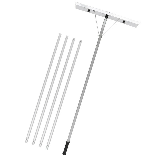 HONGGE 20ft Snow Rake for House Roof with Aluminum Blade Lightweight ...