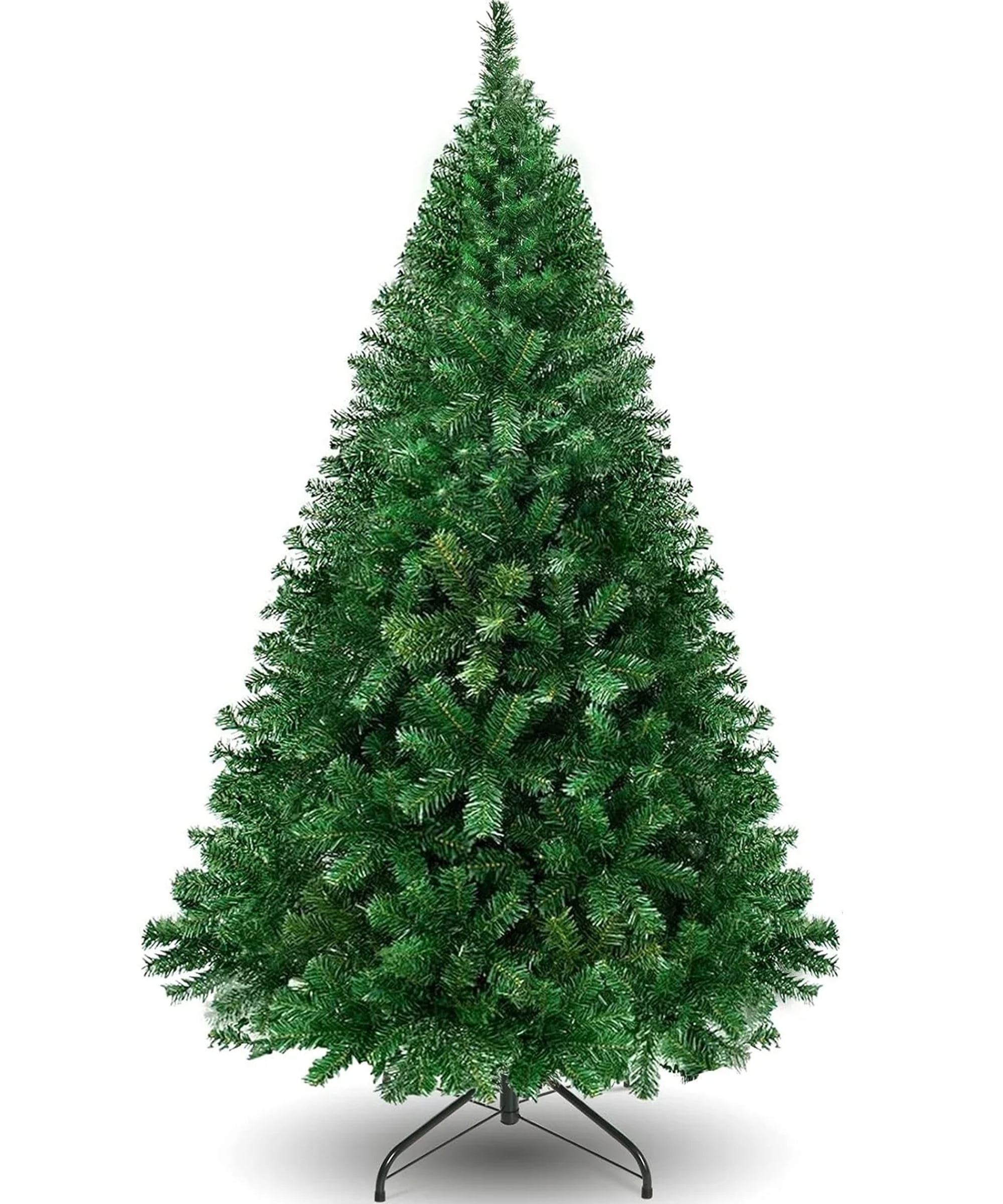 HONGGE 6ft Christmas Tree with 1000 Branch Tips Artificial Xmas Tree ...