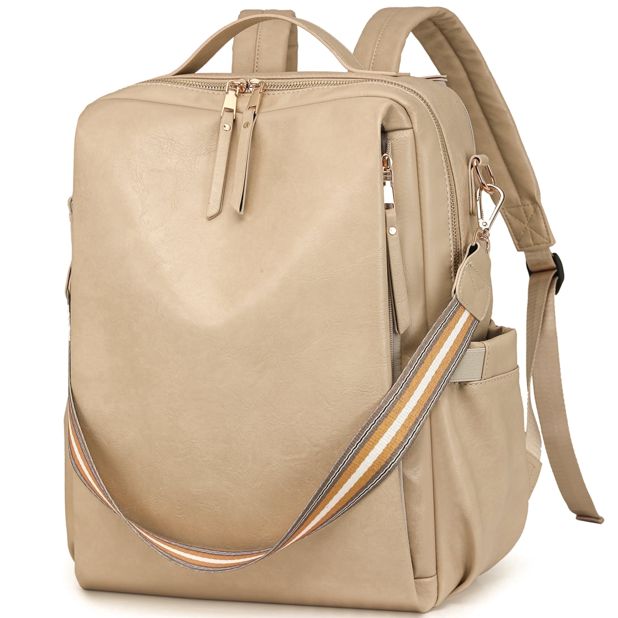 HONGLONG PU Backpack Purse for Women Fashion Waterproof Travel Backpack ...