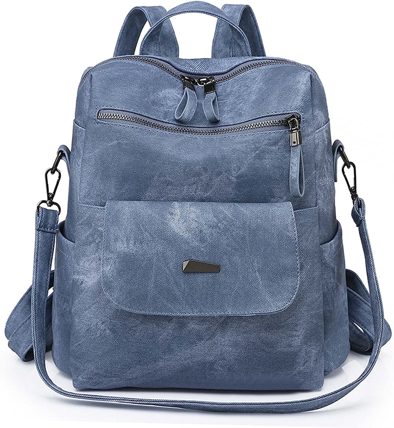 HONGLONG PU Leather Purse Backpack for Women, Handbag Backpack Purse ...