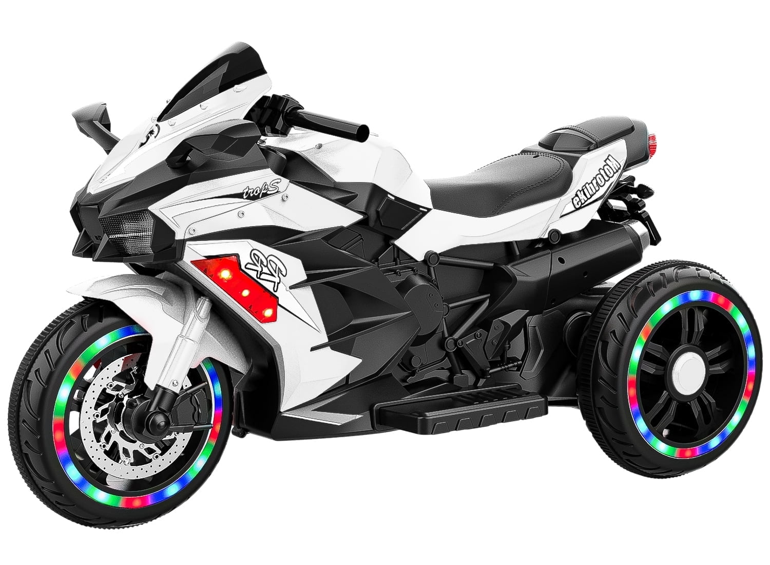 HONGLONG Ride on Toys 12V 3 Wheels Battery Powered Ride on Motorcycle ...
