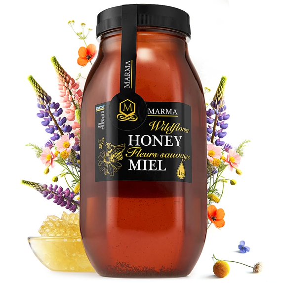 HONIGMA® Marma Wildflower Honey GGA1 | Authentic Raw Honey from Ukraine ...