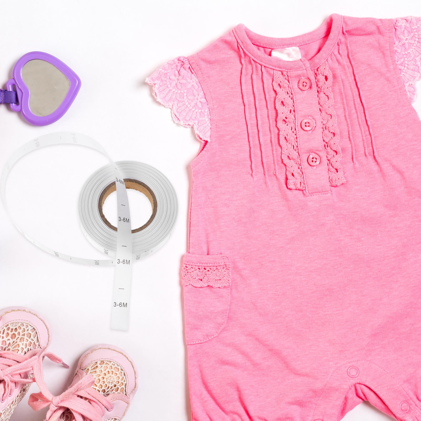 HONITANO 1 Roll Sewing Labels Baby Clothes Size Labels Multi Color ...