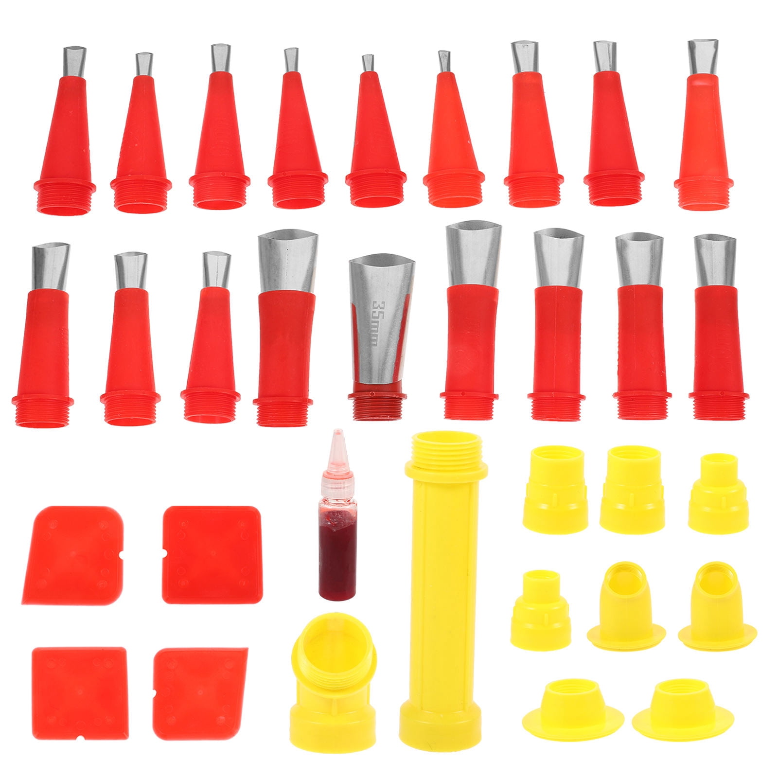 HONITANO 1 Set Caulk Glue Nozzle Caulking Nozzle Assorted Color ...