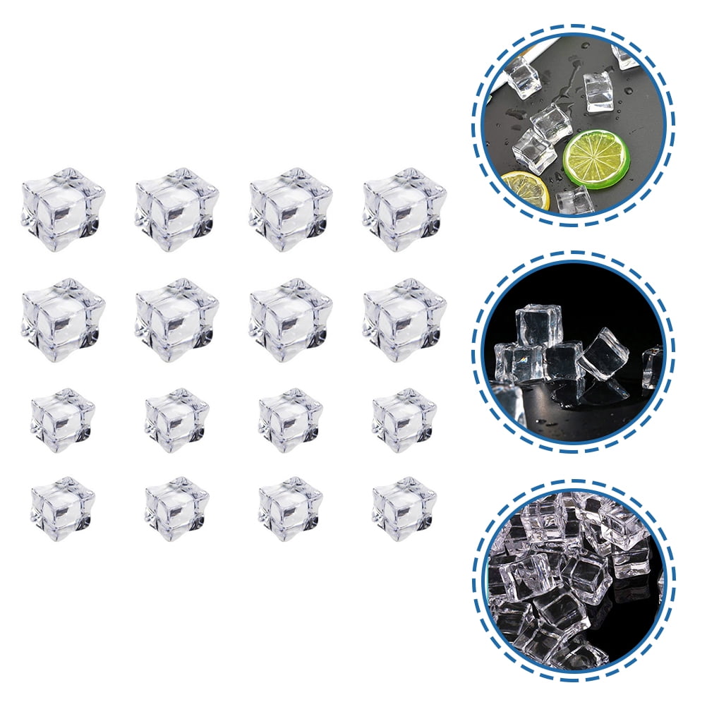 HONITANO 100 Pcs Fake Ice Cubes for Vase Fillers and Decorative ...