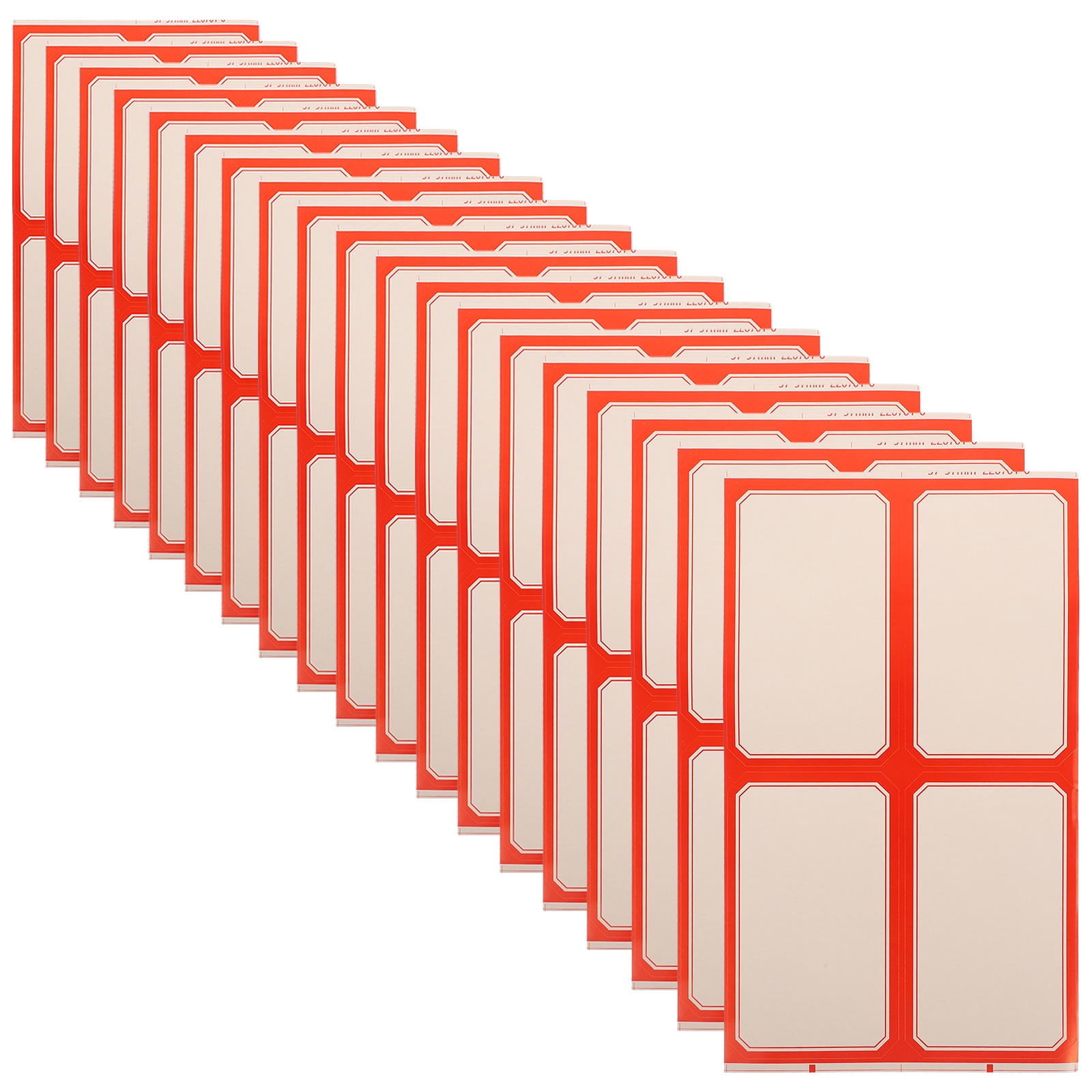 HONITANO 100 Sheets Blank Sticker Sheets For Documents And Glass Jars 3 ...