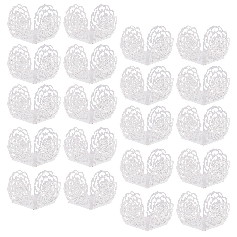 HONITANO 100Pcs Chocolate Wrapper Elegant Appearance White Color For ...