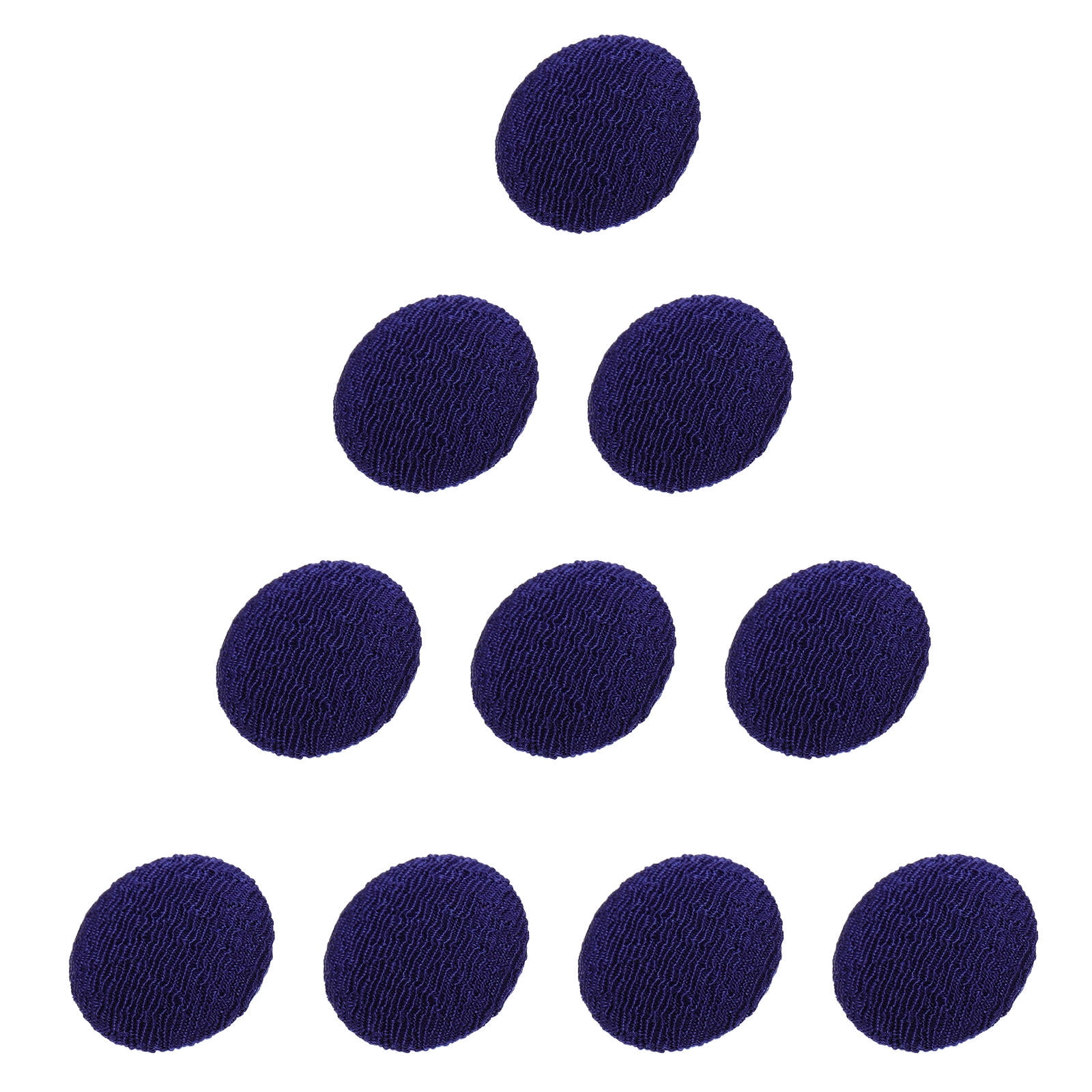 HONITANO 10Pcs Hand Made Buttons Round Navy Cloth for Sewing and DIY ...