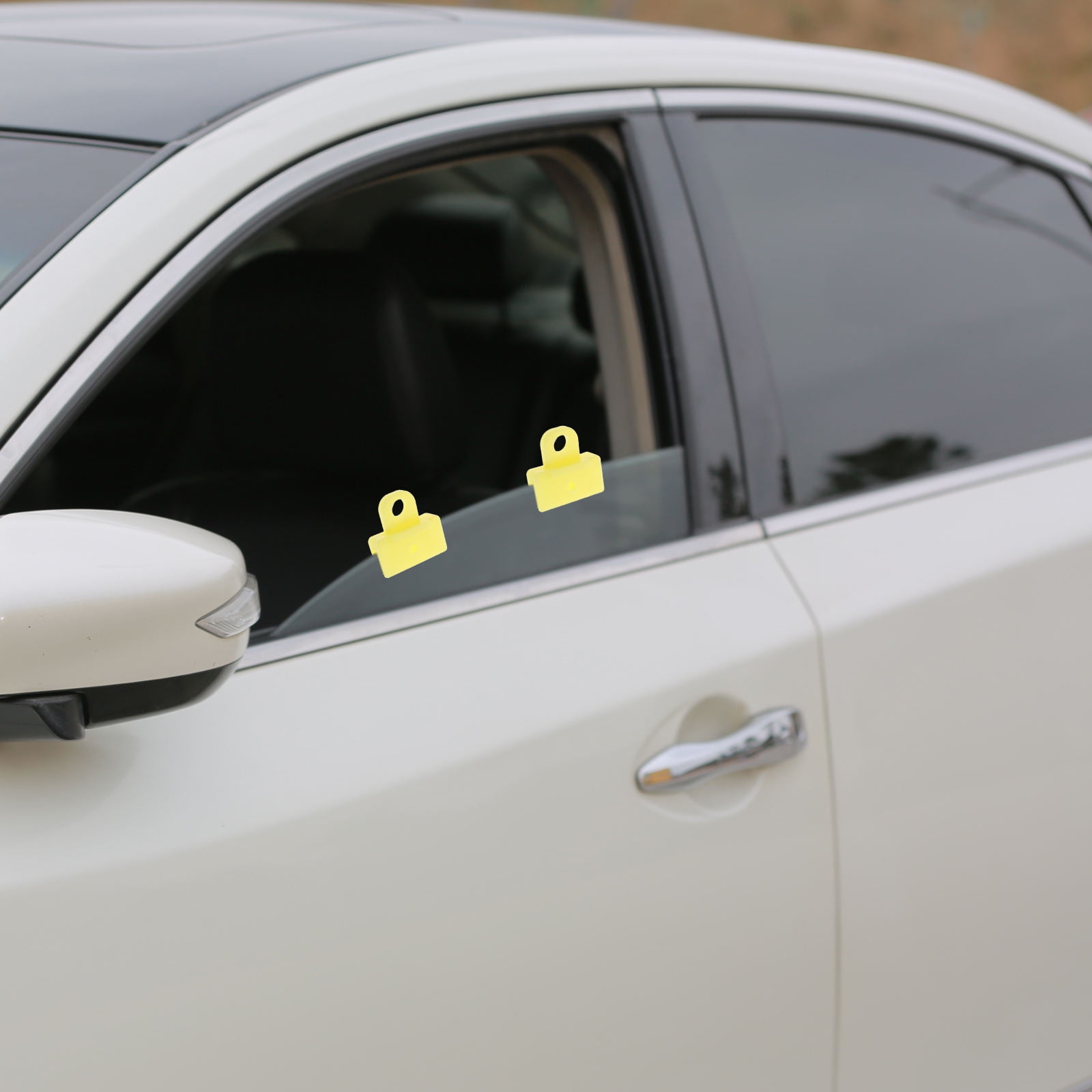 HONITANO 10Pcs Yellow Plastic Car Door Window Glass Channel Clips for ...