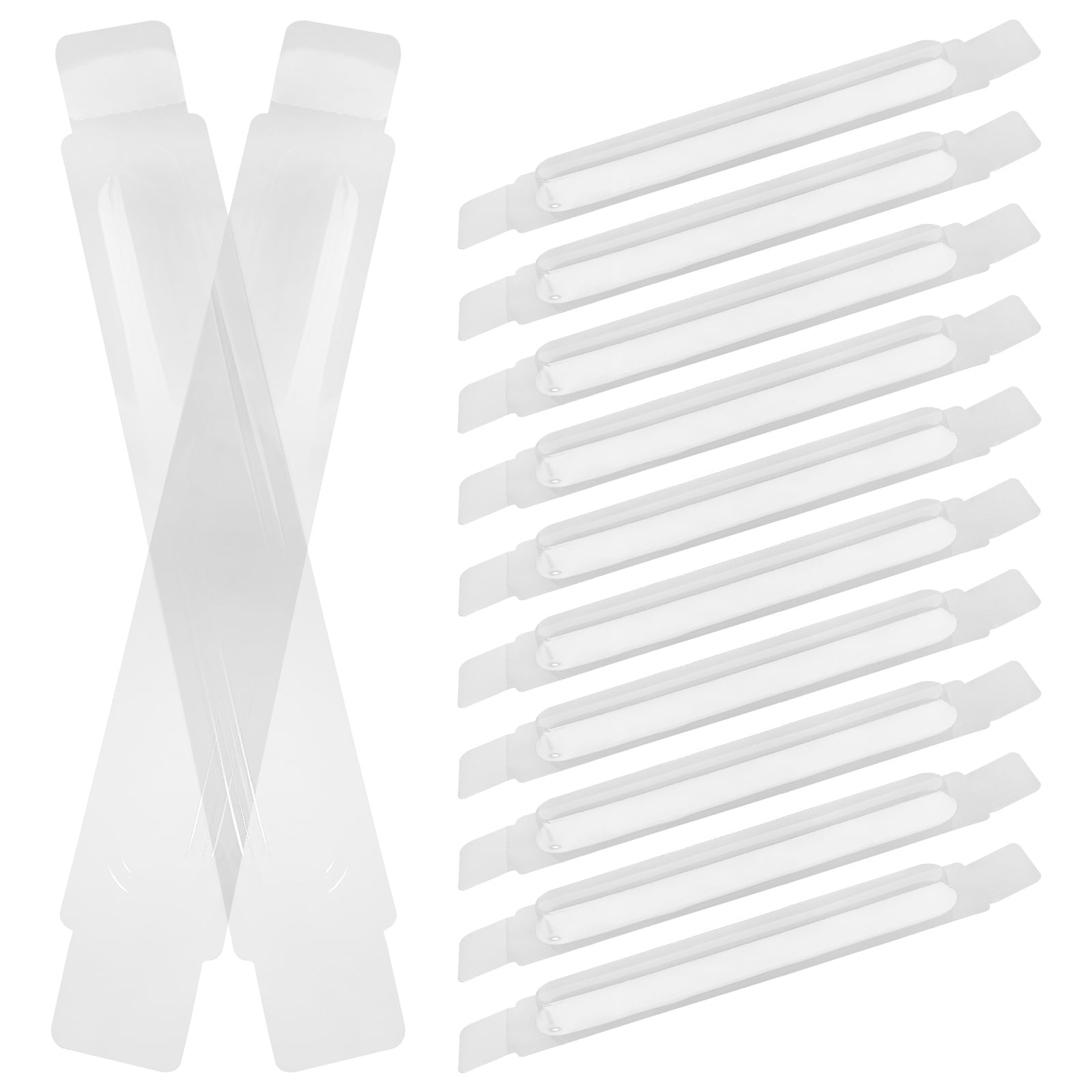 HONITANO 12Pcs Clock Pointer Box Transparent Rectangular for Wall Clock ...