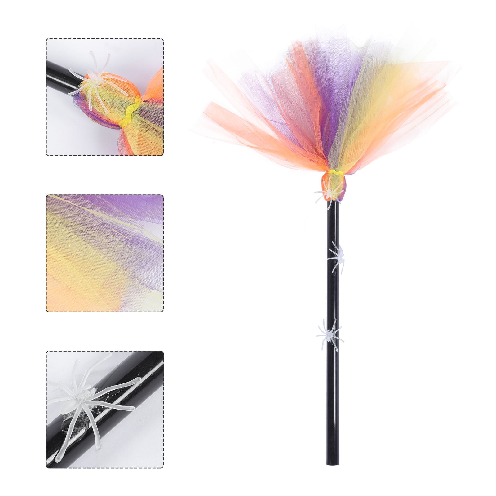 HONITANO 15Pack Multi-Colored Plastic Polyester Broom Decor for 67.50X8 ...