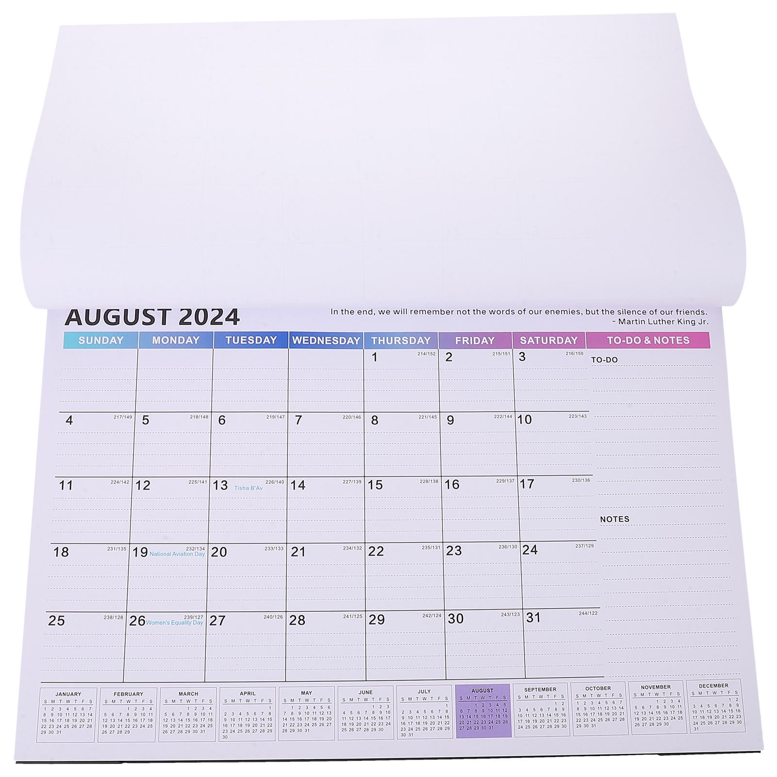HONITANO 1Pack Family Wall Calendar for Home Use Simple .9x11.8in ...
