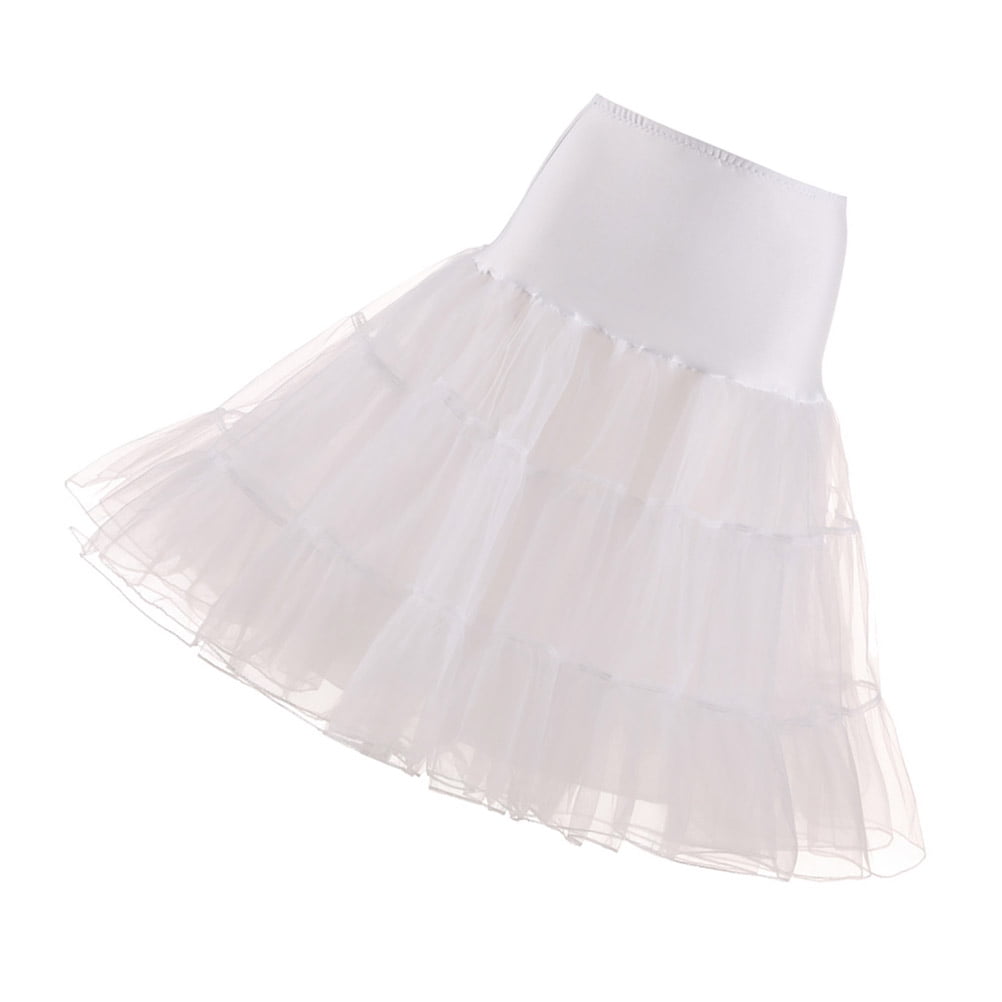 HONITANO 1Pack Hoopless Tulle Petticoat Skirt for Women Costume Party ...
