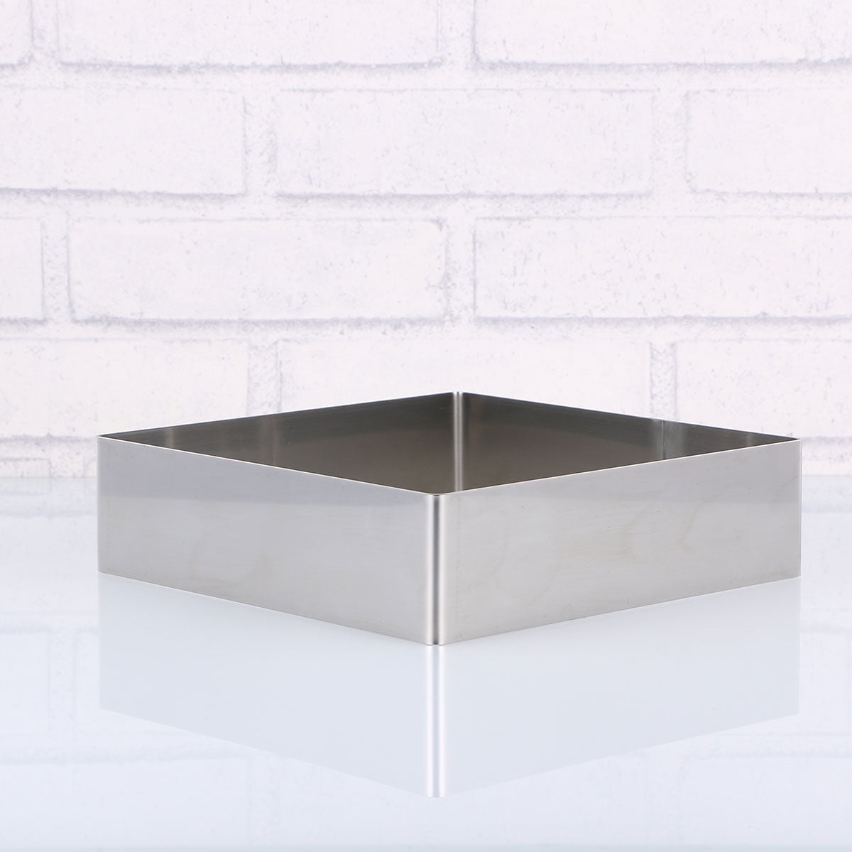 HONITANO 1Pack Pastry Mould Stainless Steel Square Shape for Dessert ...