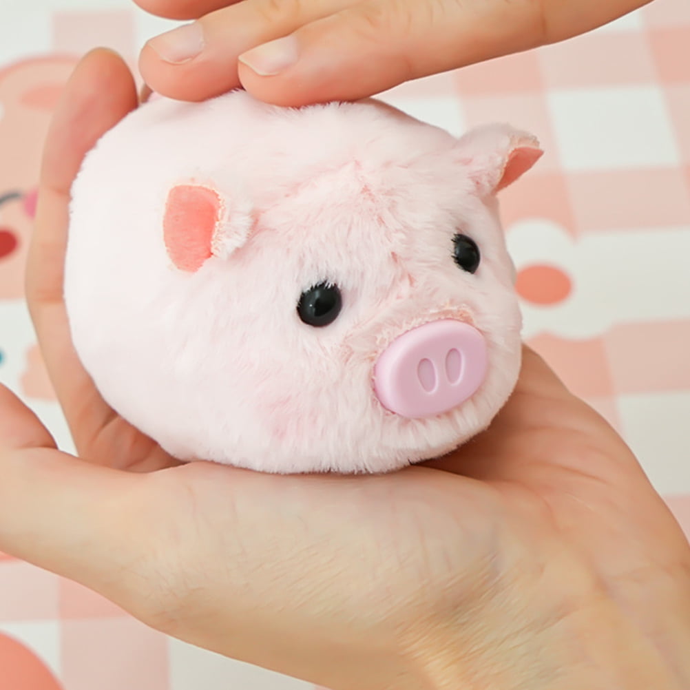 HONITANO 1Pack Pink Plush Pig Shape Wind-up Toy for Kids with Walking ...