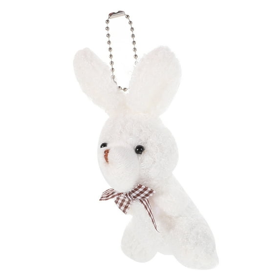 HONITANO 1Pack Portable Key Chain Adorable Keychain White Cartoon Style ...