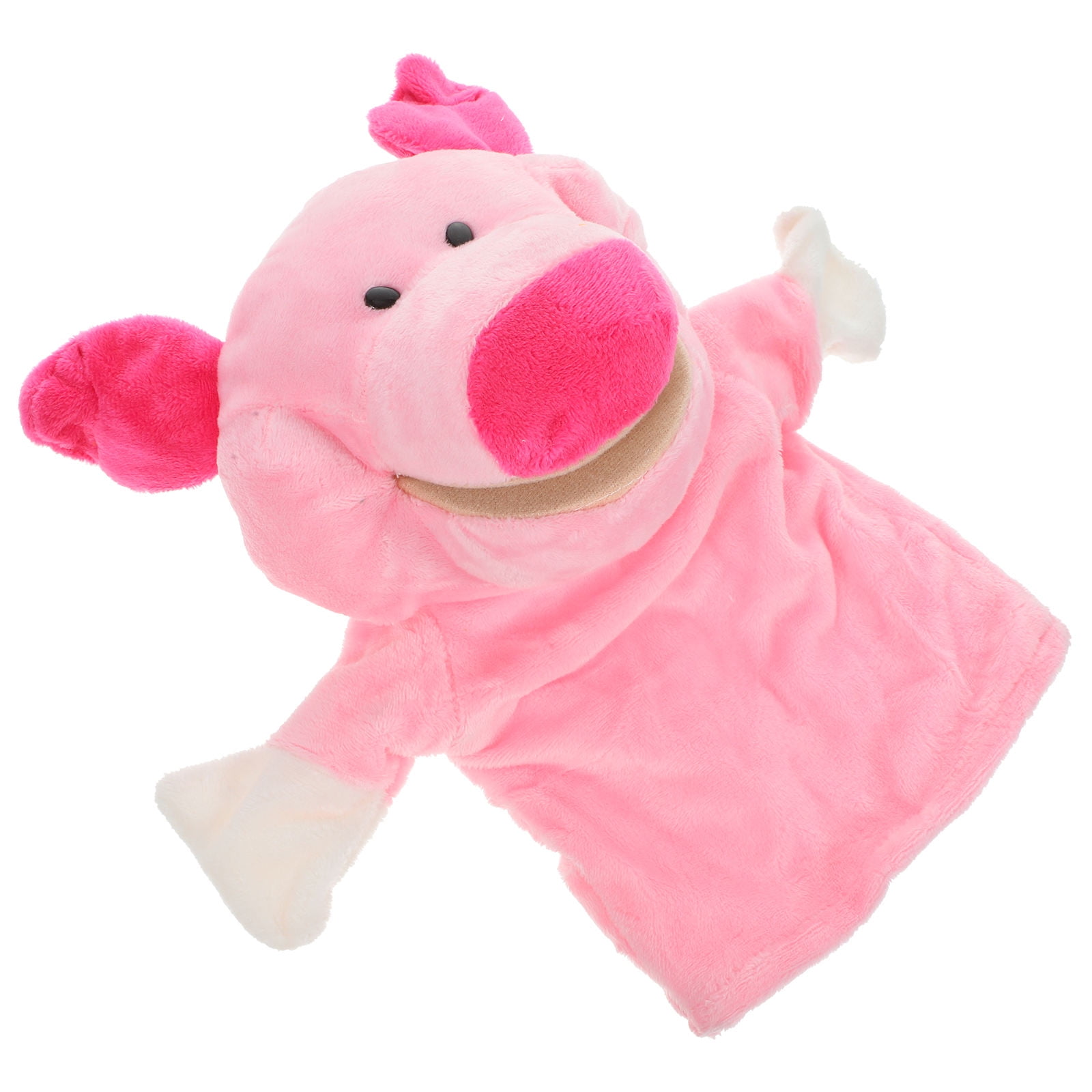 HONITANO 1Pack Toddler Puppets Pink Plush Pig Shaped Hand Puppet for ...