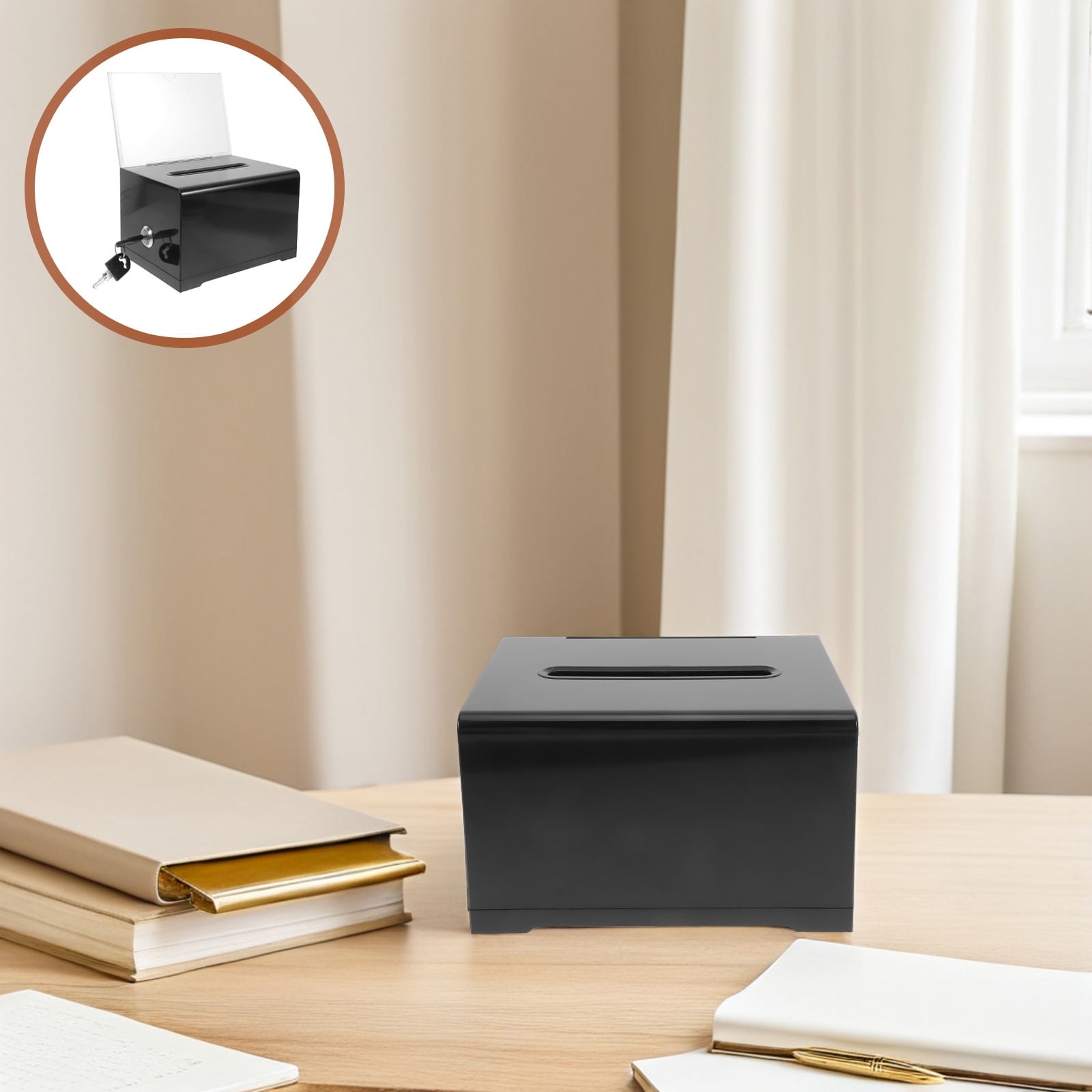 HONITANO 1Pcs Classroom Suggestion Box Modern Acrylic for Business ...